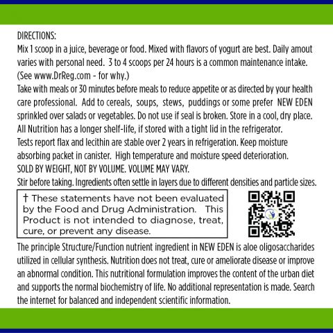 New Eden Nutritional Support | New Eden Health